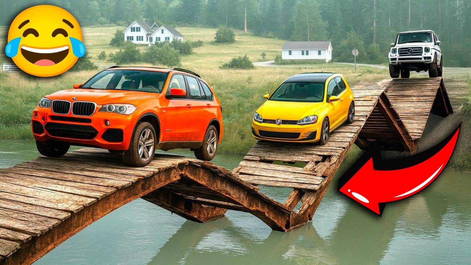 ЭТОТ МОСТ отправил МОИ ТАЧКИ на ДНО! 😱🎯💥 Челлендж 🏆 в BeamNG Drive🚗