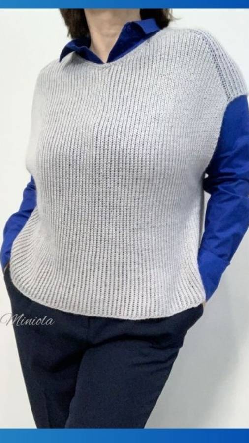 МК женский жилет спицами "Комфорт"