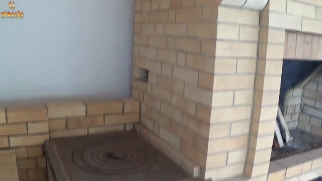 Печной комплекс в охот хозяйстве.