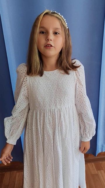 Богданова Виталина, 10 лет. Н. М. Рубцов. "Первый снег"