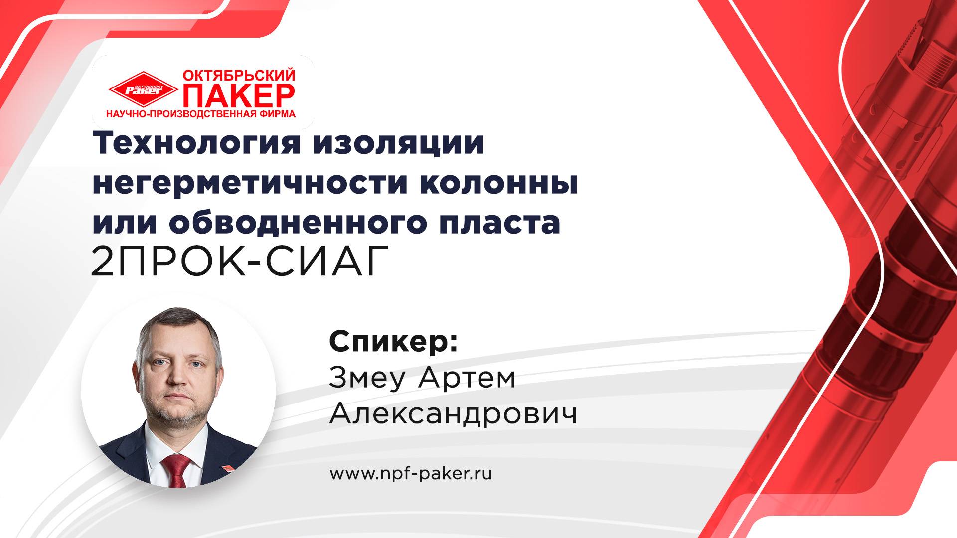 Технология изоляции негерметичности колонны или обводненного пласта  2ПРОК-СИАГ