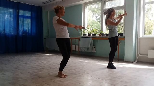 Танец Энергопотоков, репетиция. Наталья Гришаева Кол-в МаЭД Саяногорска. Мир Универсологии