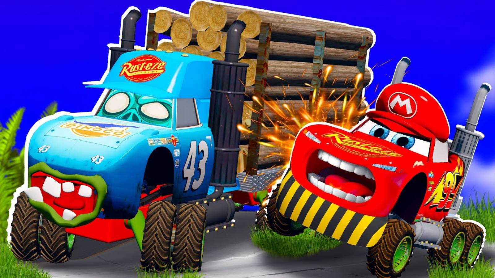 👻⭐🔥МОЛНИЯ МАКВИН И ЕГО КОМАНДА ПРОТИВ МАШИНЫ СКОРОЙ ПОМОЩИ👻⭐🔥 МУЛЬТФИЛЬМЫ ПРО МАШИНКИ