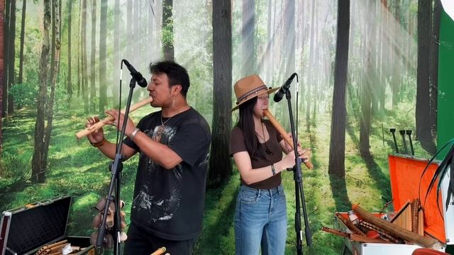 Amanecer Andino - Quena y Zampoña 🪈 Jean Atauje y Aileen ⛰️