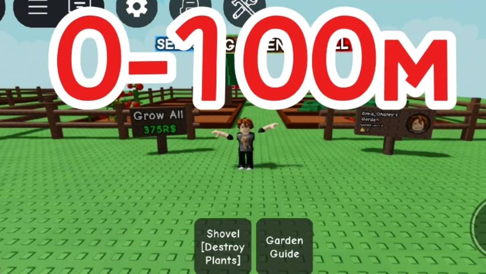 играю в гров а гарден от 0-100м!