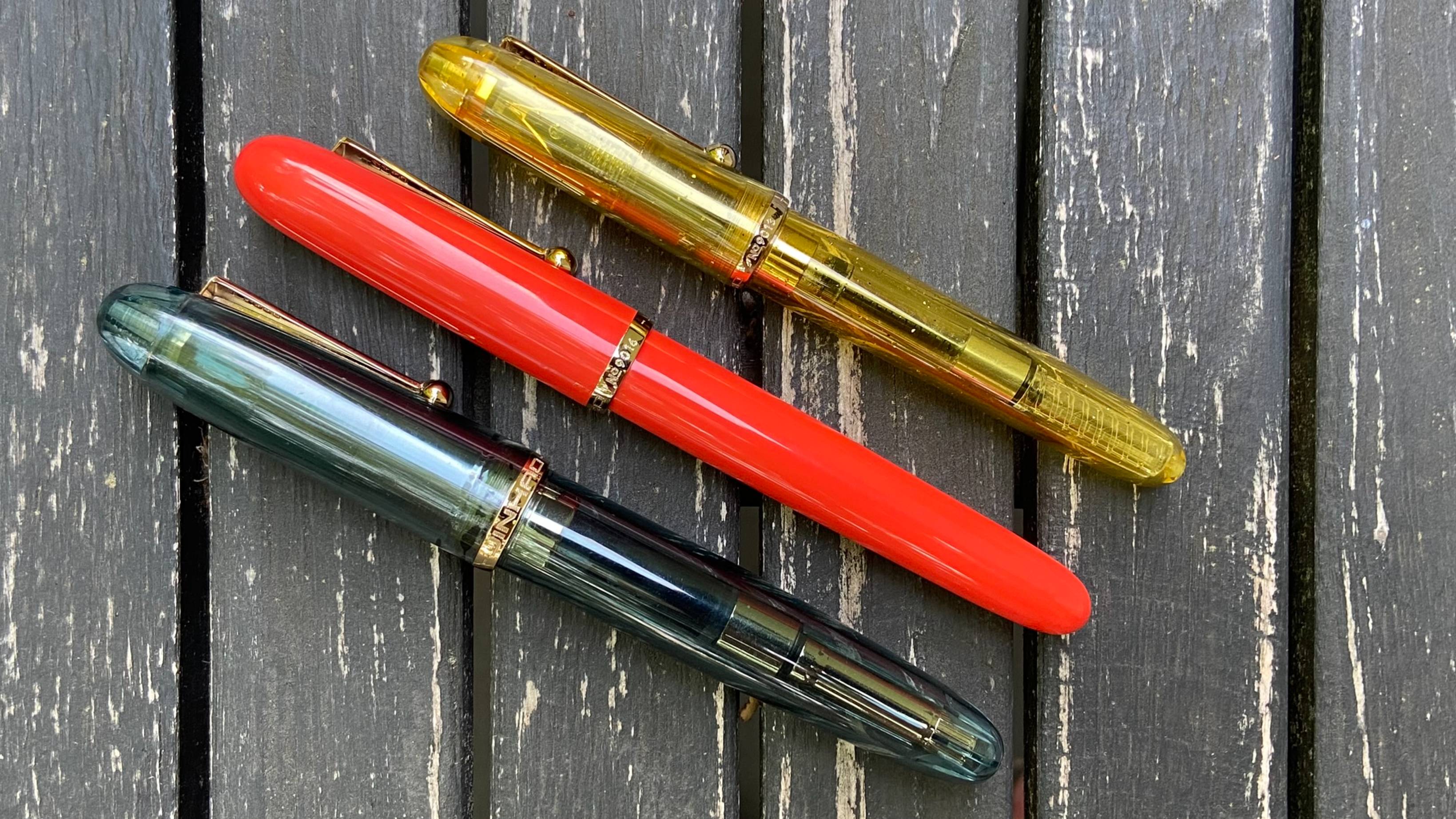 Сравнение трёх ручек Jinhao Dadao: Jinhao 9019, Jinhao 9016 и Jinhao 9013