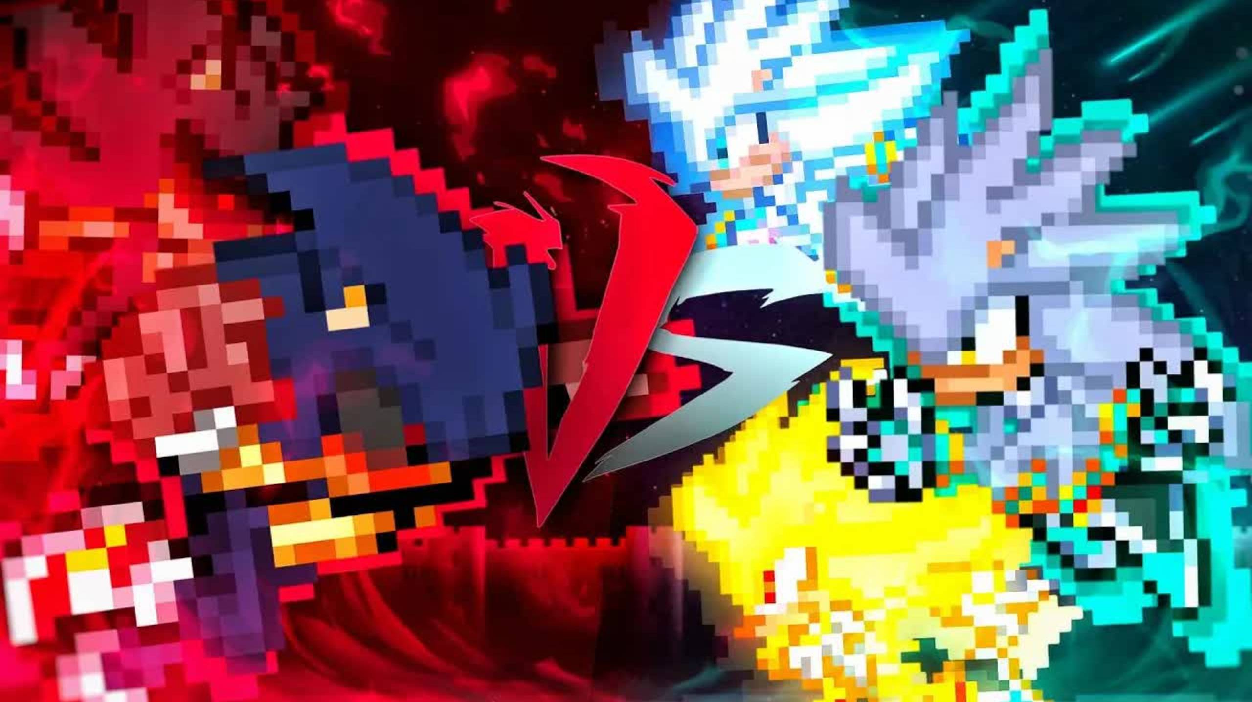 SONIC EXE VS SILVER :соник ехе против Сильвера Мега битва