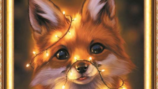 Отшив проект "Лисенок с гирляндой" отчет 9