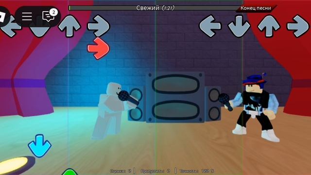 Играем в Friday night funkin в роблоксе