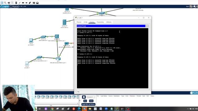 Проверка работоспособности сети лаб 14 АЛС