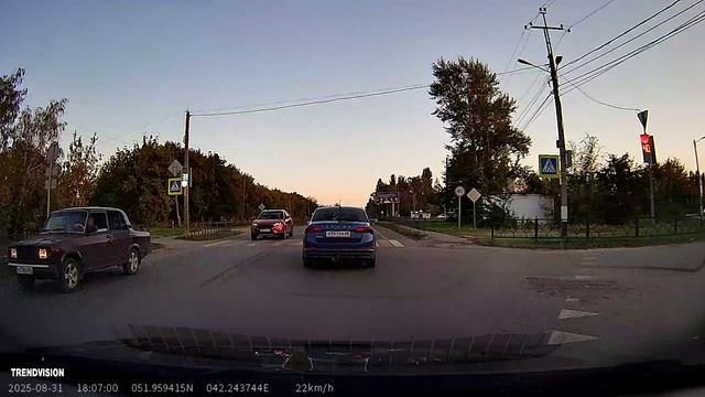 Пример записи TrendVision Proof 360 GPS в обычных условиях