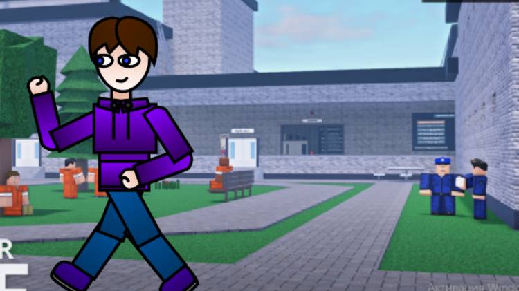 сбежал из тюрьмы и попал в розыск в роблоксе