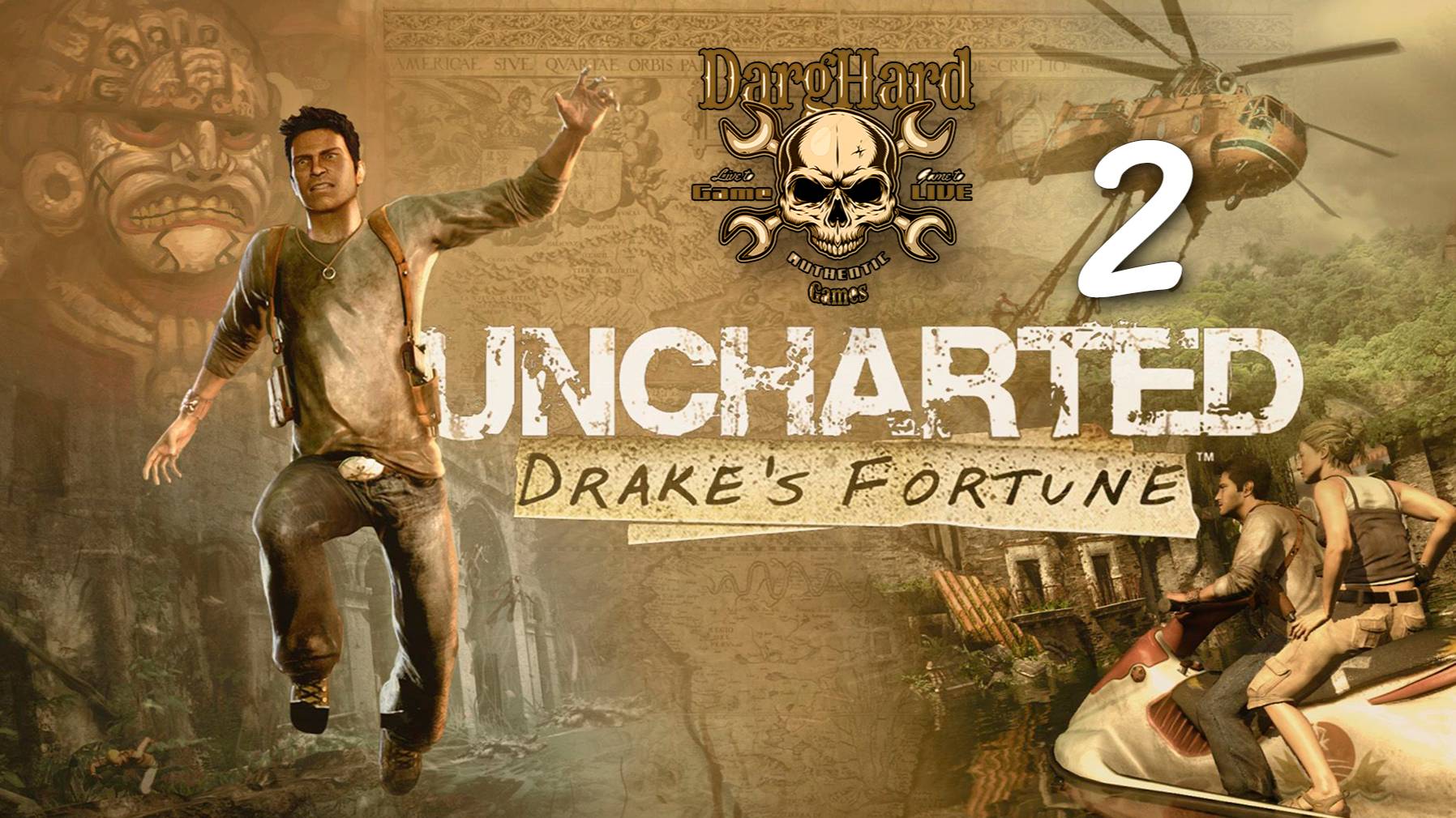 Uncharted: Судьба Дрейка. 02. Часть 2. Прохождение 4K Ultra HD 2160p Без Комментариев!