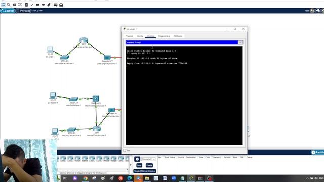 Проверка работоспособности сети лаб 16 АЛС