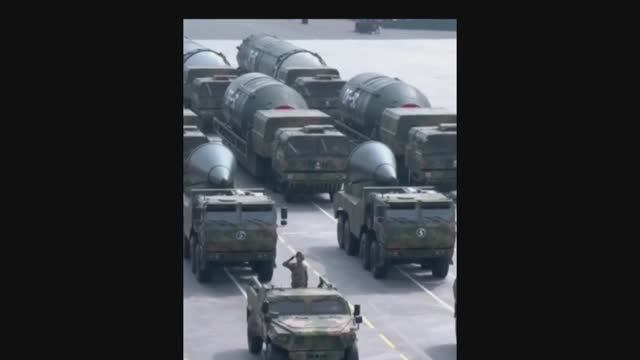 Сентябрь 2025 Китай представил на параде ядерной триаду наземного, морского и воздушного базирования