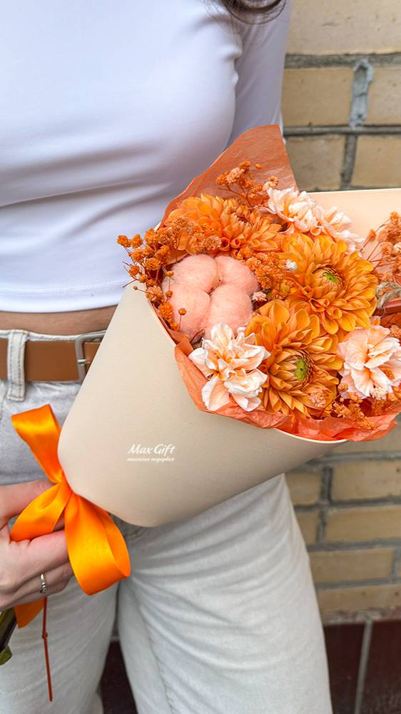 Букет из цветов «Оранж»