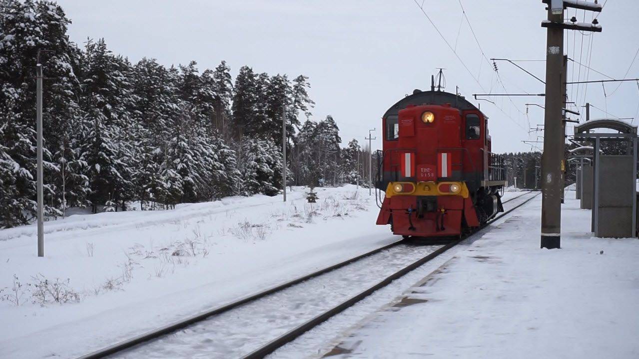 Тепловоз ТЭМ2-6158. Резервом.