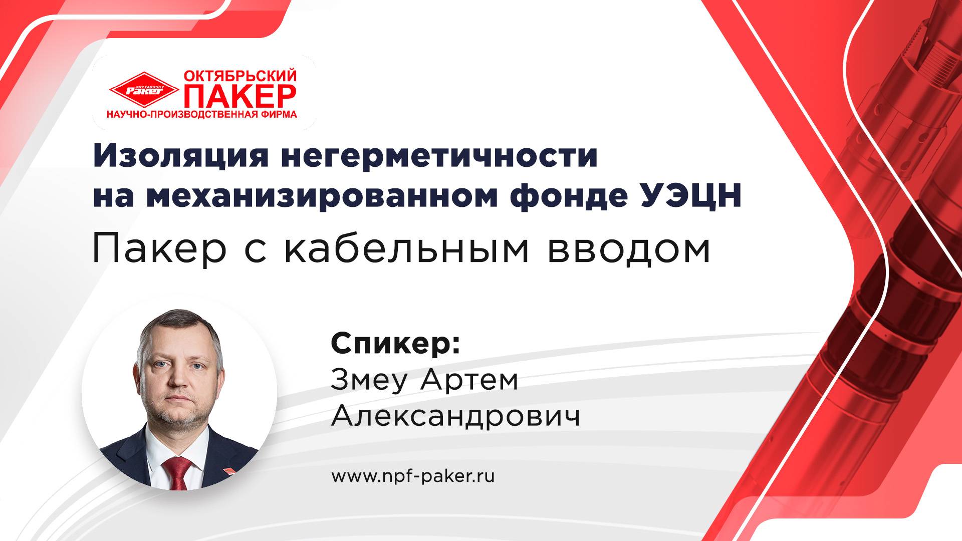 Изоляция негерметичности на механизированном фонде УЭЦН — Пакер с кабельным вводом