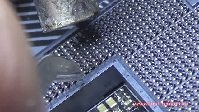 Ремонт ножек сокета, без замены сокета - www.1rmaster.ru