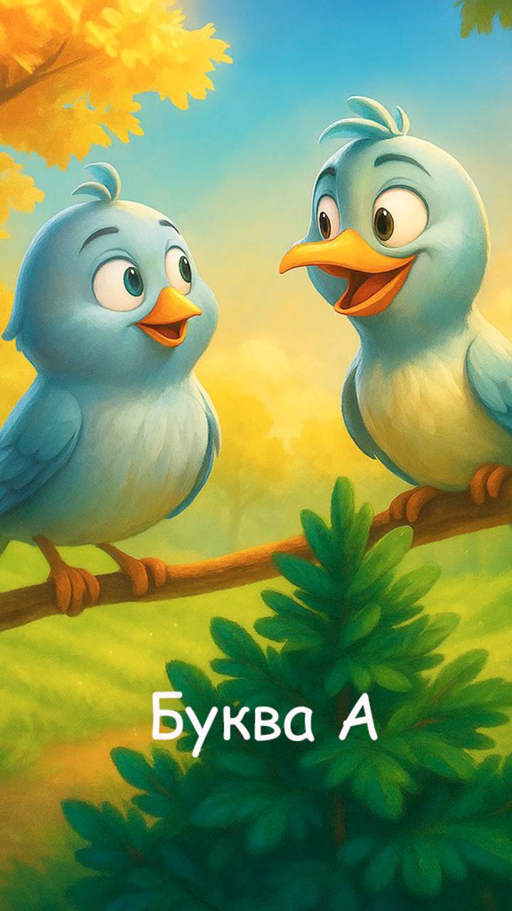занимательный алфавит с чиком и чириком Буква А