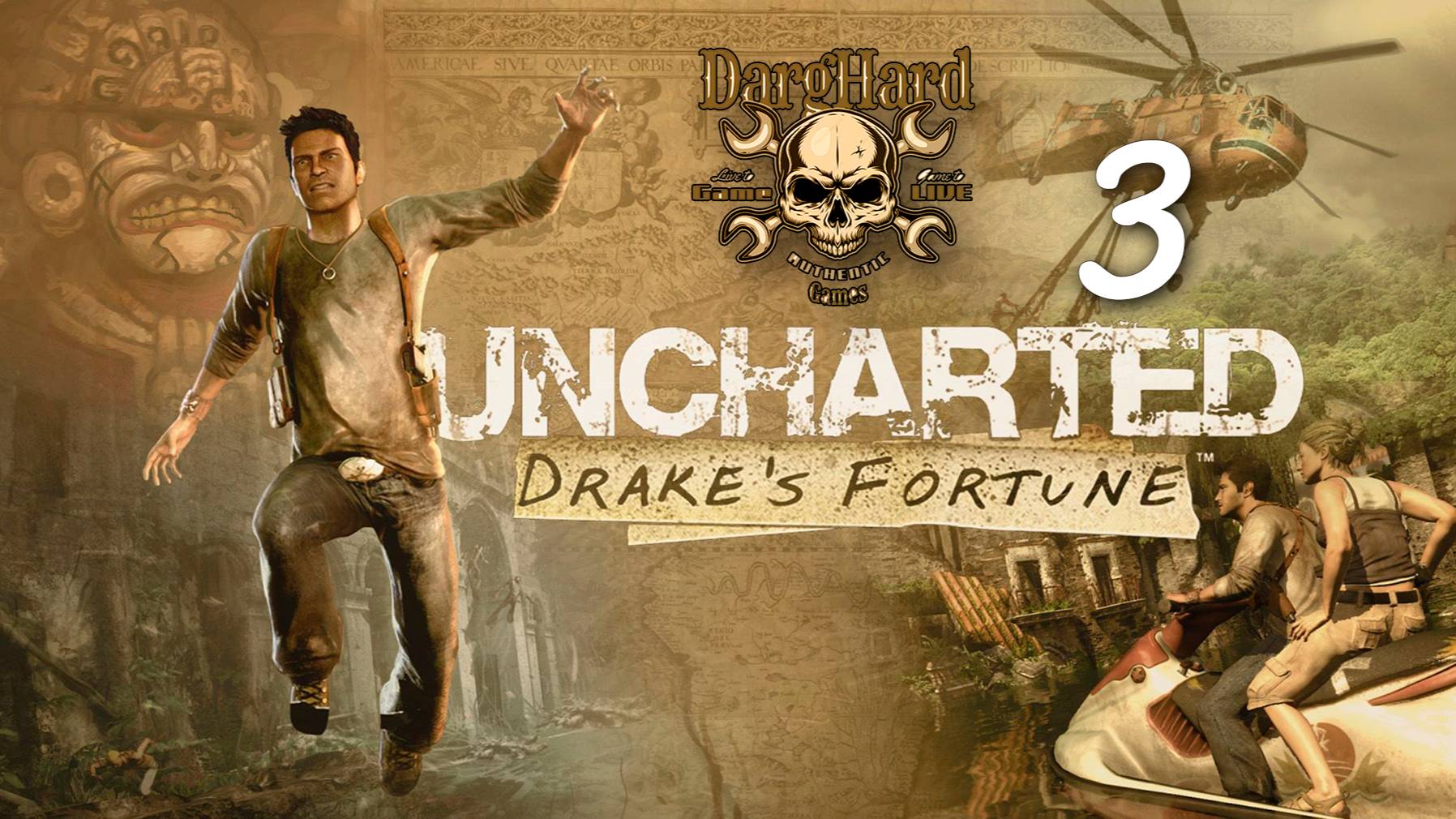 Uncharted: Судьба Дрейка. 03. Часть 3. Прохождение 4K Ultra HD 2160p Без Комментариев!