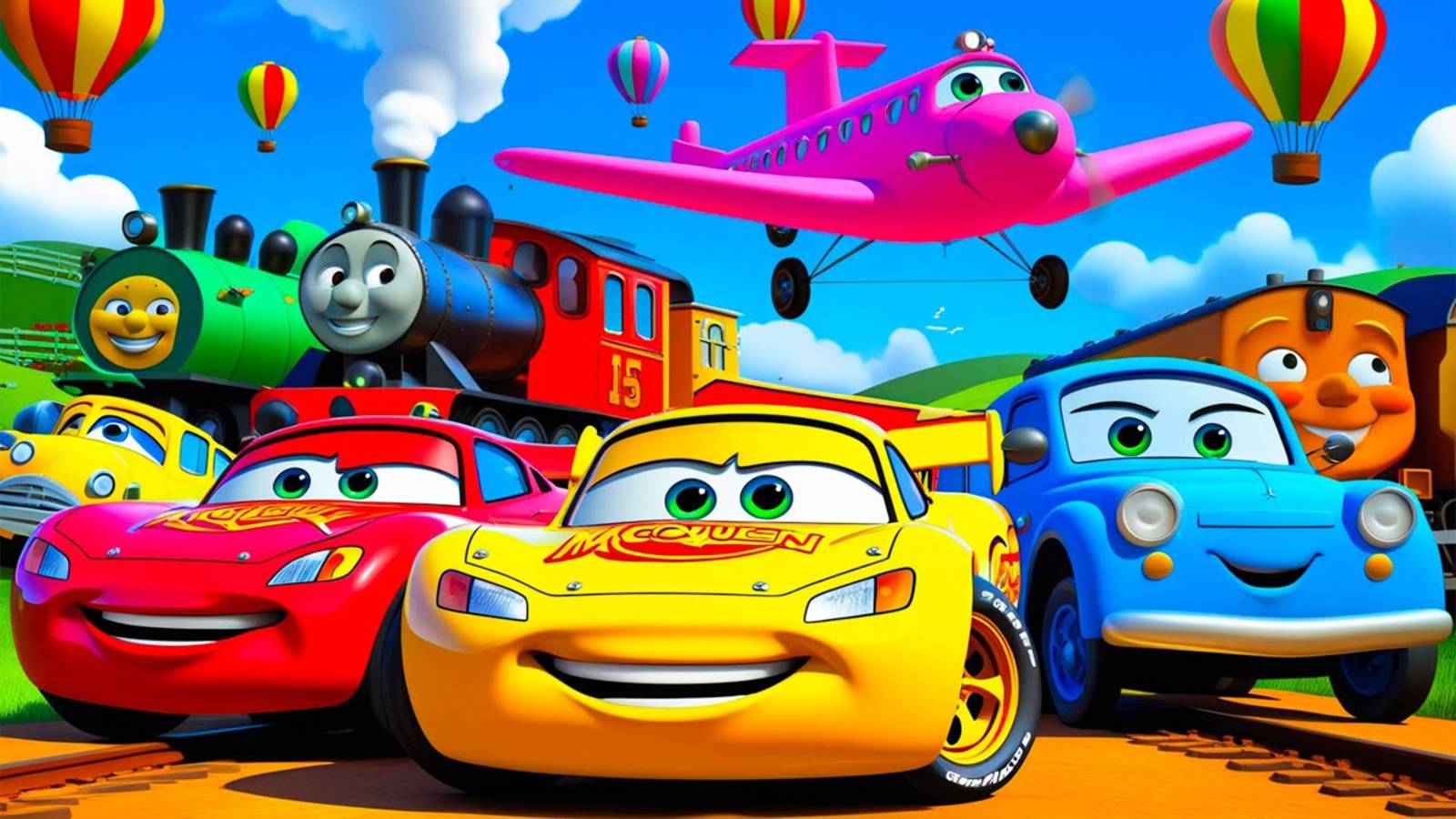 🤝👍🚗 МОЛНИЯ МАКВИН И ЕГО ДРУЗЬЯ МАШИНКИ СУПЕРГЕРОИ 🚗 👍 В НОВЫХ ПРИКЛЮЧЕНИЯХ