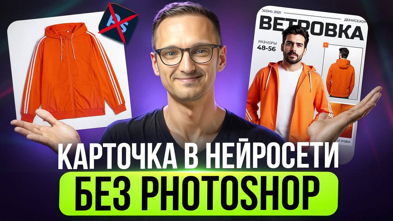 Инфографика в Нейросети Быстро за 5 мин. Дизайн карточки для Wildberries и Ozon без Photoshop