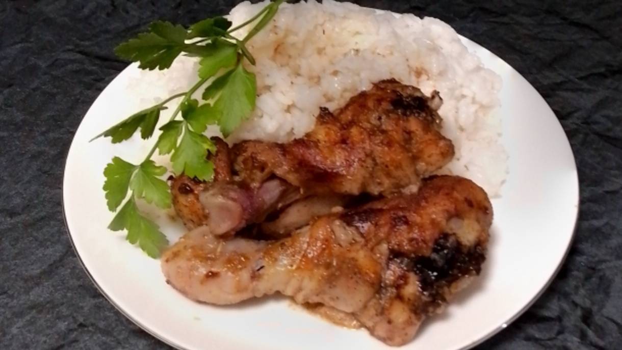 Рецепт приготовления куриной голени в духовке