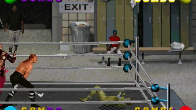 WWF In Your House PC MS-DOS - Goldust playthrough for the World Heavyweight Title