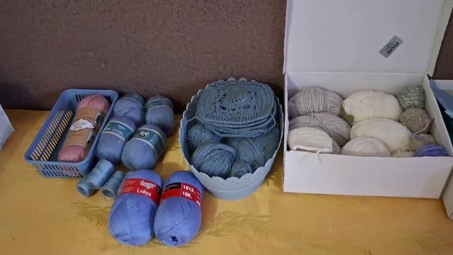 Вязальные будни.Что с пряжей на осень.*Прогулка в парке и набрали яблок!