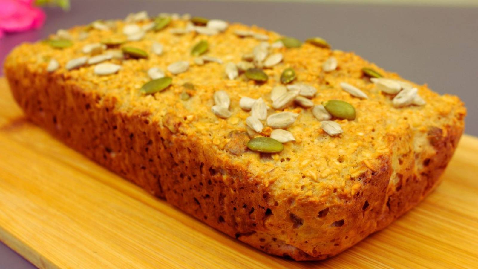 Быстрый овсяный хлеб. Без муки! Без масла!