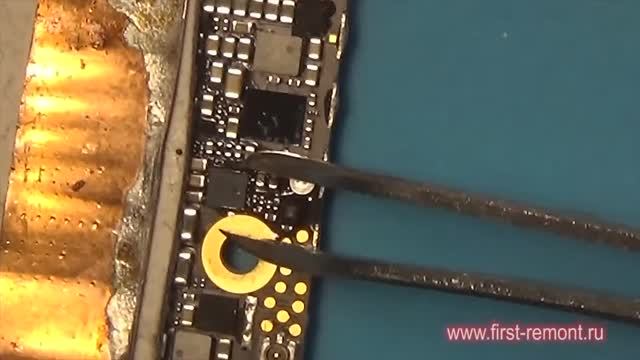 Замена контроллера USB Tristar A1610A2 (U2) на iPhone - www.1rmaster.ru