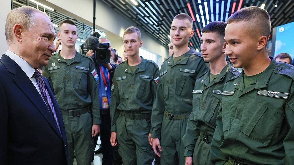 Встреча с воспитанниками Центра «Воин»