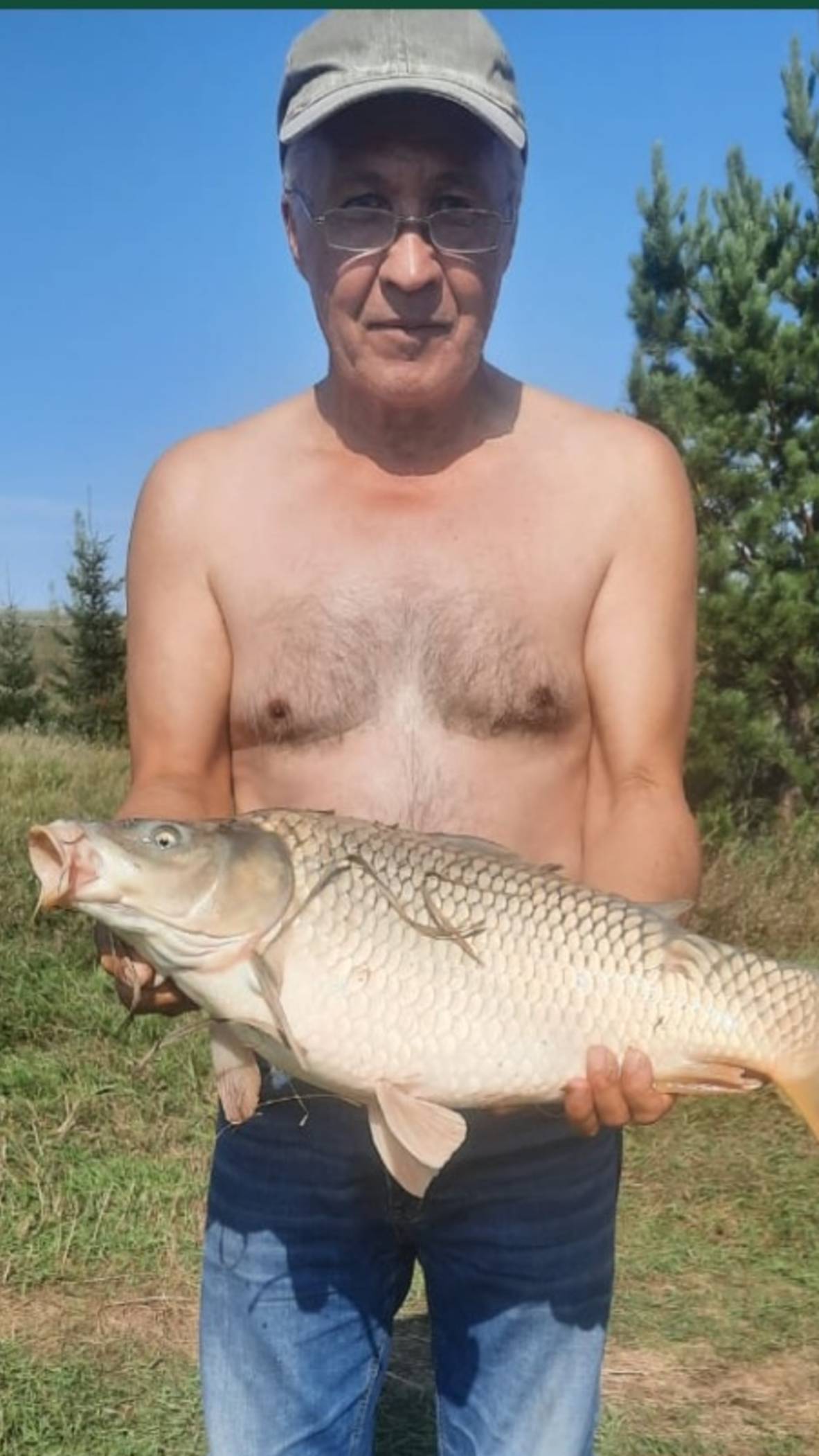 Сентябрь . Жара. Карп 5 кг.