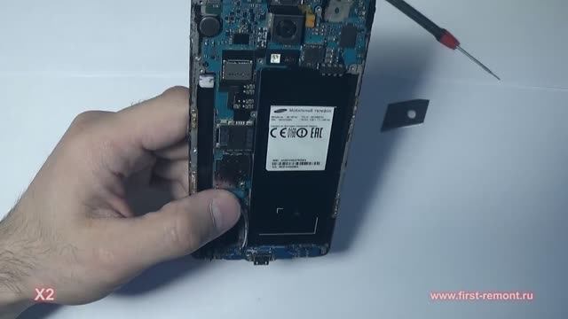 Как разобрать Samsung Galaxy Note 4 (N910F). Инструкция от https://www.1rmaster.ru/