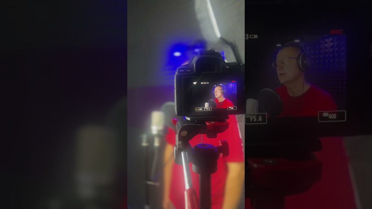 Съемка клипа в студии звукозаписи: песня в подарок на день рождения жены ▶ FAML STUDIO