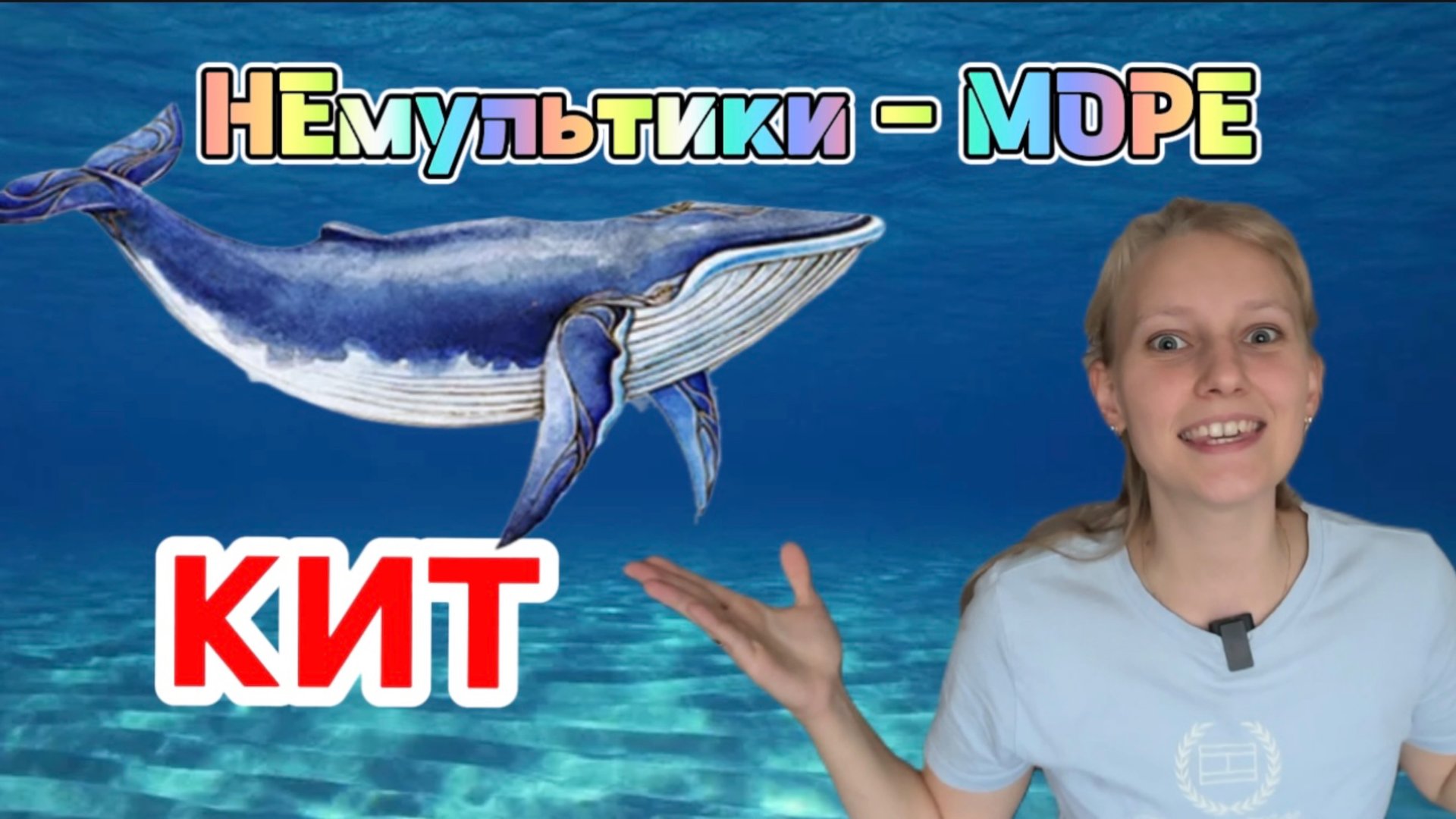 МАМАМУЛЬТ. Считаем и изучаем цвета. Знакомлю ребёнка с морскими обитателями.