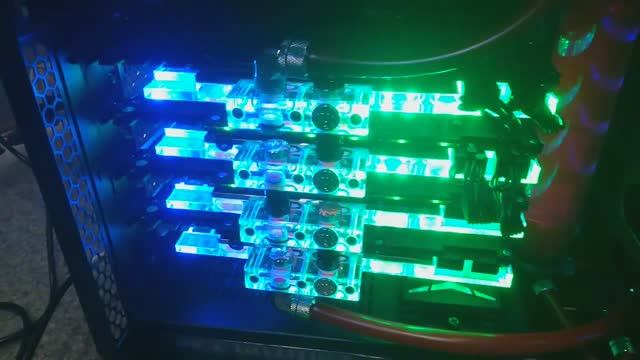 Первый старт ПК на водяном охлаждении - www.1rmaster.ru