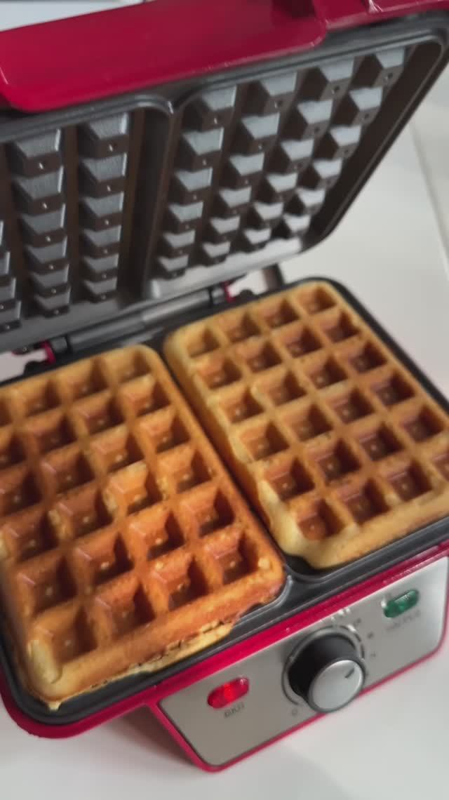 Вафли с рикоттой и абрикосовым джемом #еда #рецепт #вафли