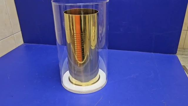 Тубус из прозрачного оргстекла для хранения подарка, свитка,папируса,статуэтки,стеллы.