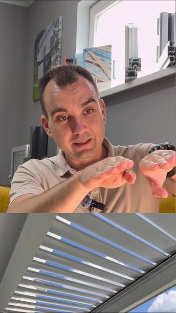 Как она устроена ? Биоклиматическая автоматическая пергола.