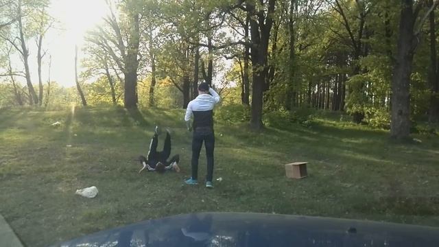 Как борец воткнул качка