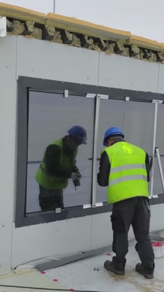 Монтаж и остекление зенитных фонарей в Верхней Салде