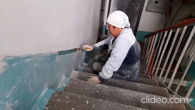 1 Ремонт подъездов Октябрьская, 5 2025 г. 3 подъезд