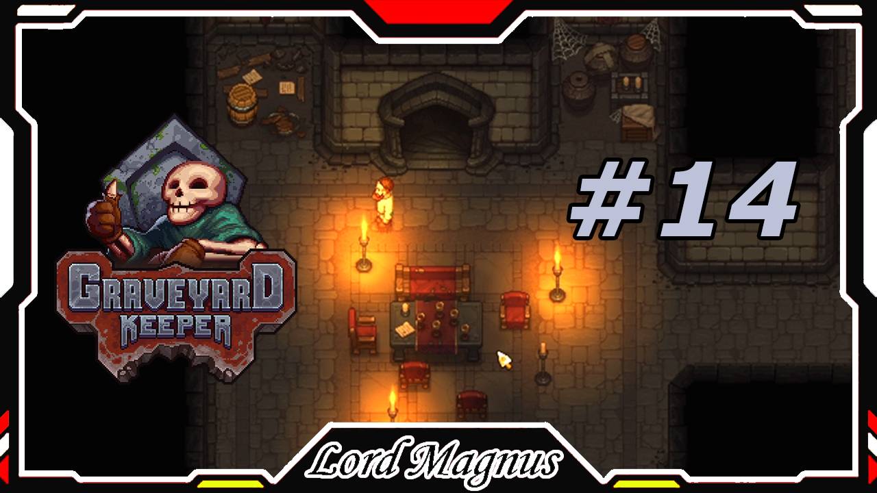 💀Graveyard Keeper🔨 - Прохождение. #14 Первый этаж в подземелье. Мой первый носильщик-зомби!