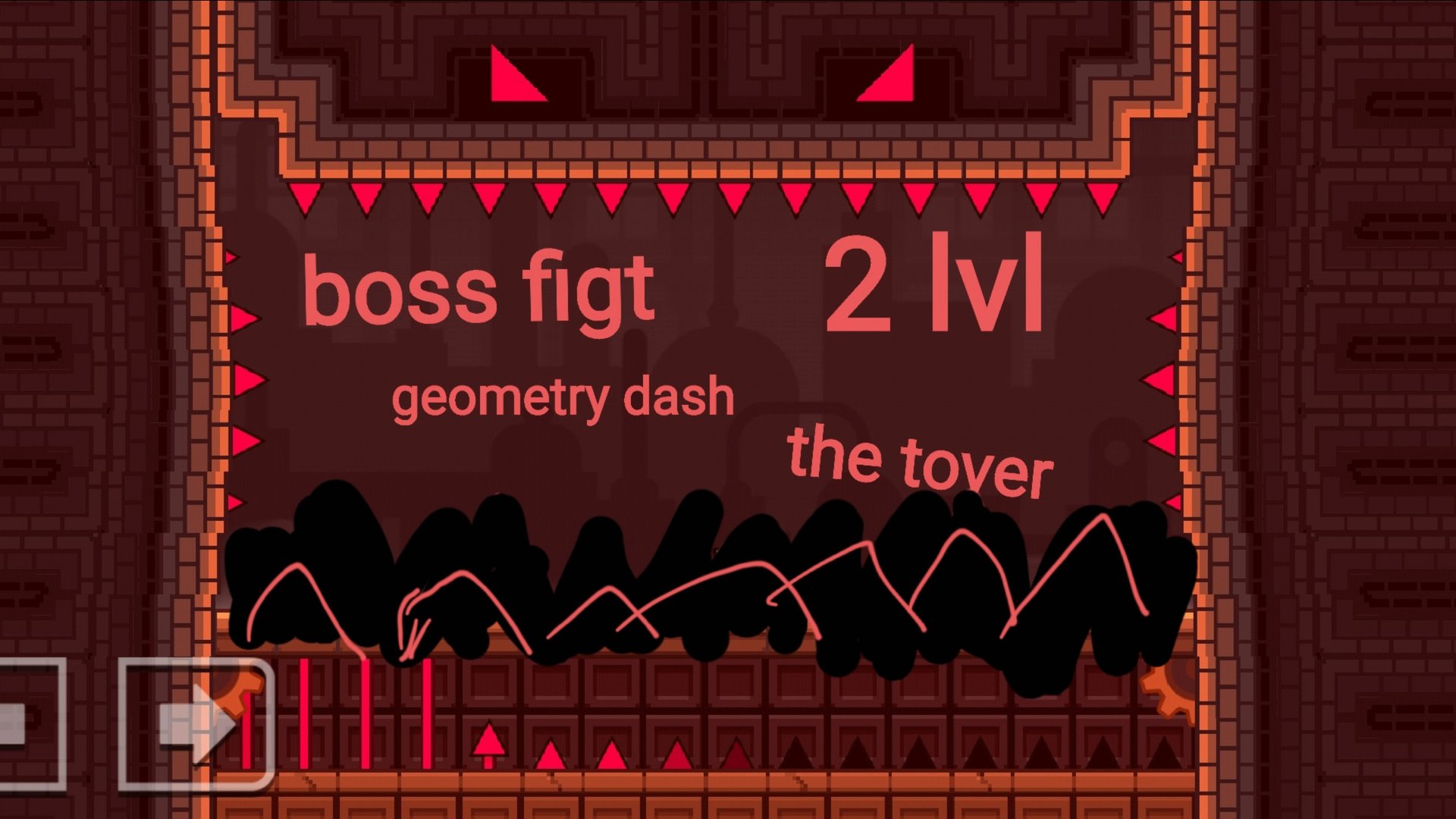 Geometry Dash tover boss figt 2 lvl