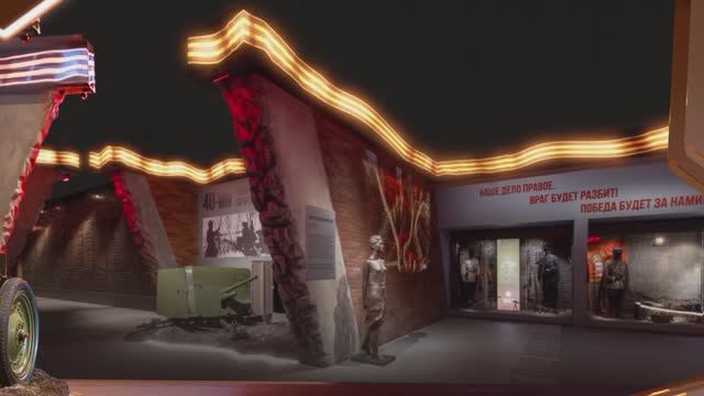 Экспозиция «Путь к Победе» в Музее Победы