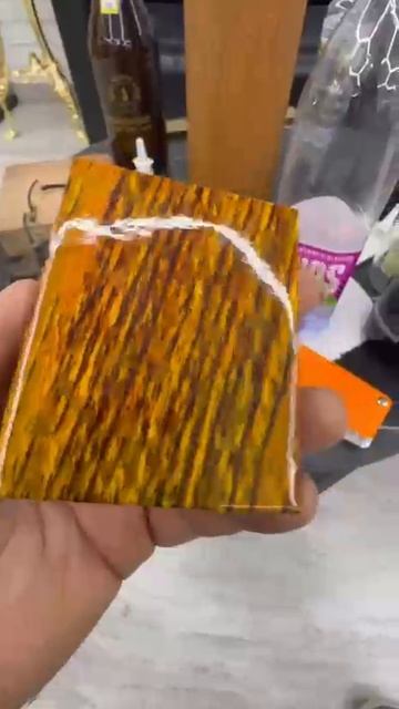 Нанесение глянцевого порошка с верху  на Порошковом принте МДФ