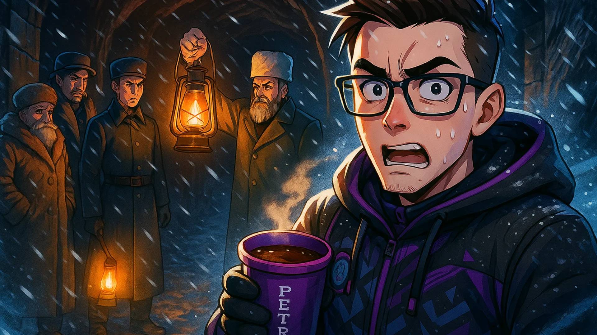 Визуальная новелла Siberian Way | Пещера #4