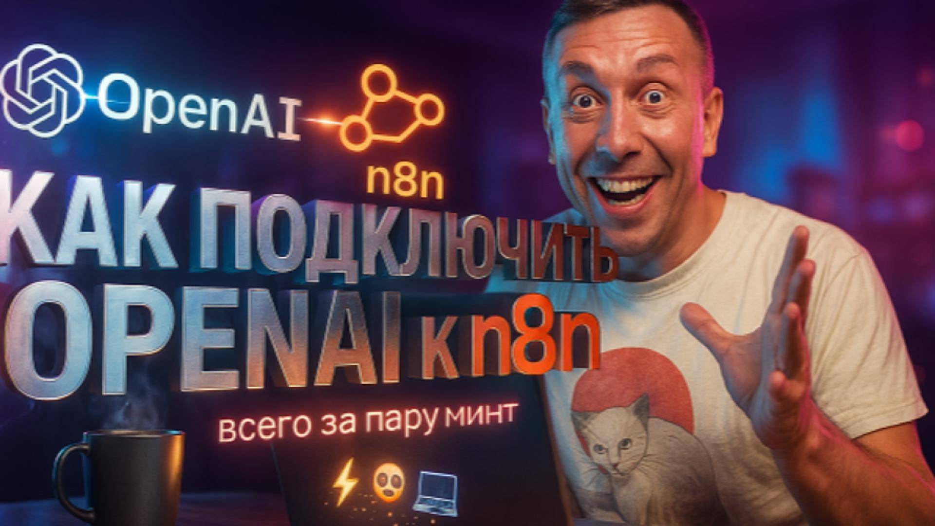 КАК ПОДКЛЮЧИТЬ OPENAI К N8N